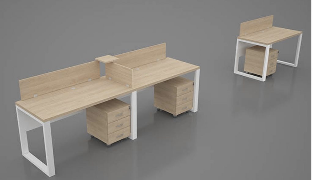 Open Desk Office Partition 2P - 51 - Philippine Workspace Solutions ...